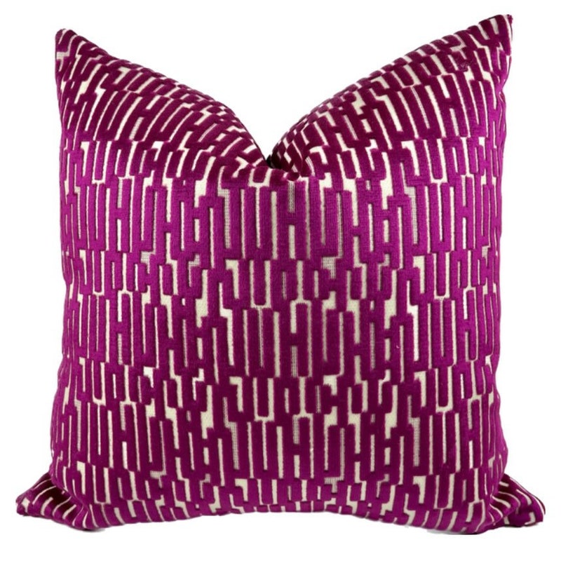 Fuchsia Pillow - Etsy
