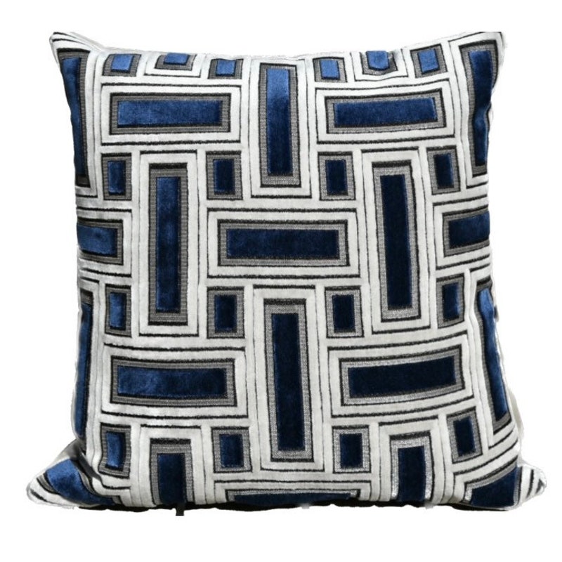 Navy Gray Sofa Pillows - Etsy