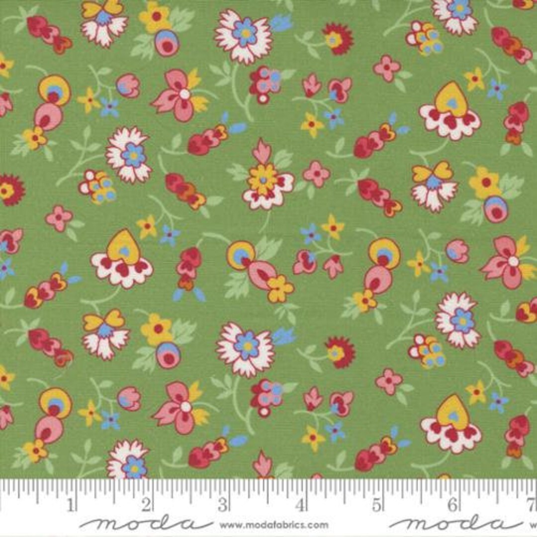 Picture Perfect Green American Jane 21803 15 Moda Bolt Fabric - Etsy