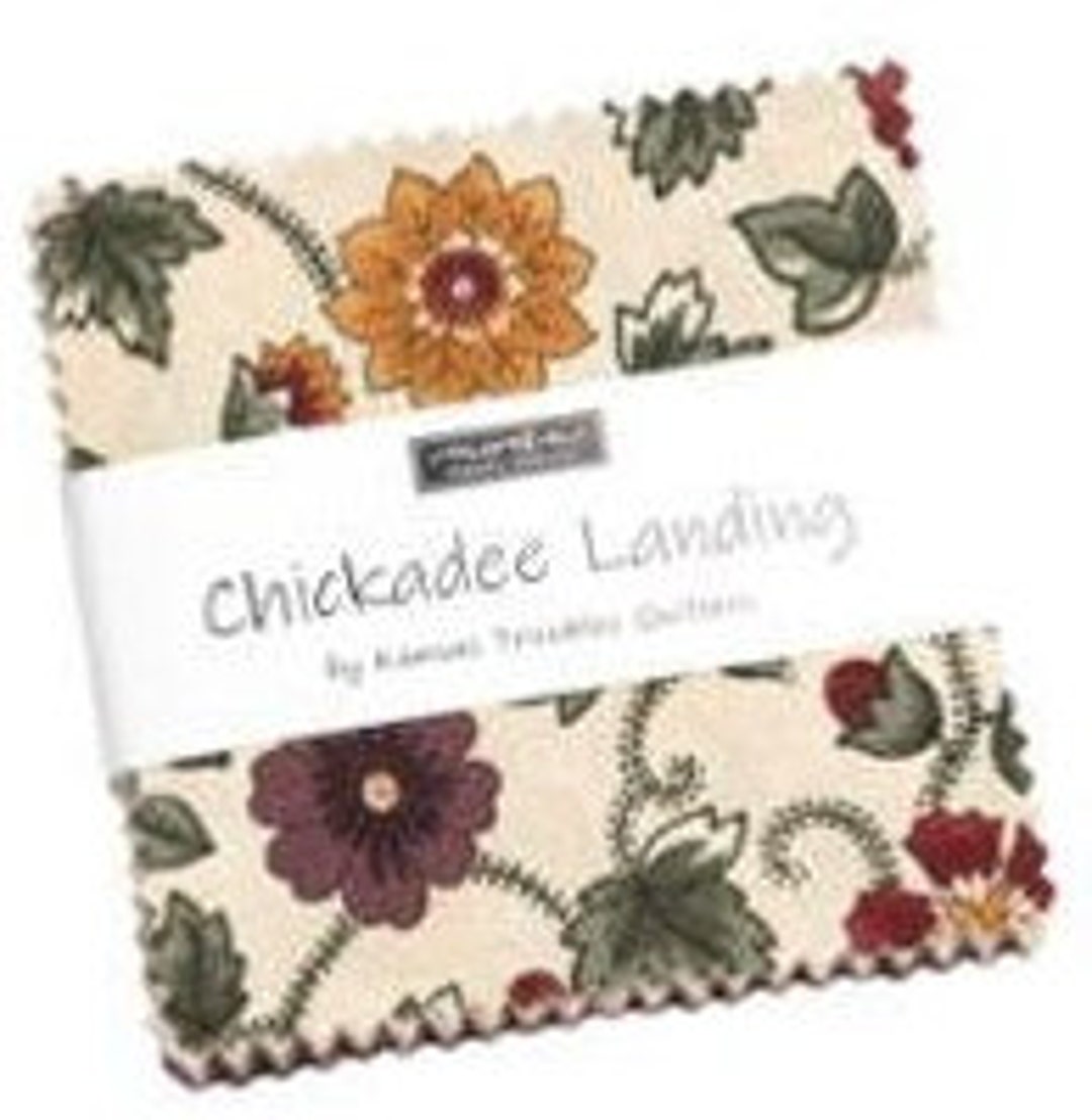 Chickadee Landing Mini Charm 9740MC Moda Kansas Troubles Quilters - Etsy