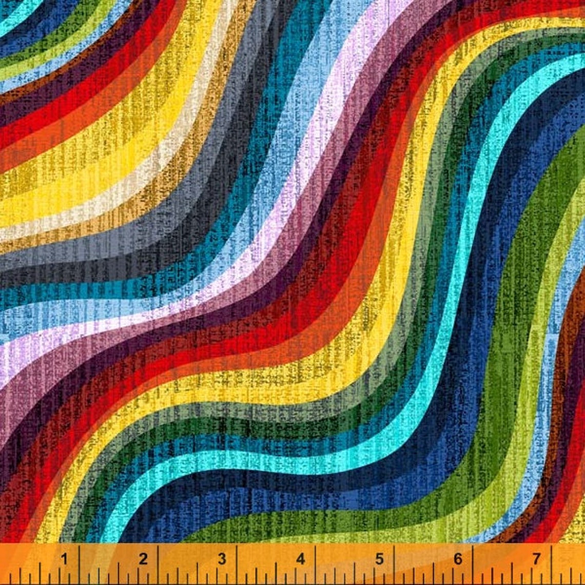 108 Wide Quilt Back Terrain Wave Universe 52894DW-1 Windham Fabrics - Etsy