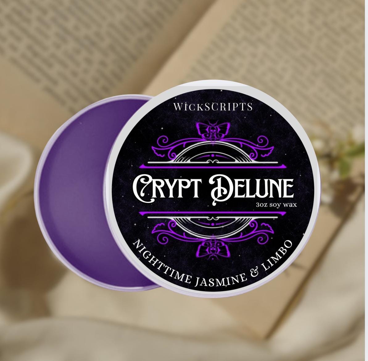 Crypt Delune Candle | Blood Oath - Etsy