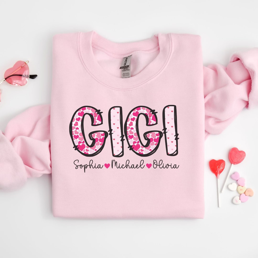 Gigi Personalized Sweatshirt, Gigi Custom Crewneck, New Gigi Gifts ...