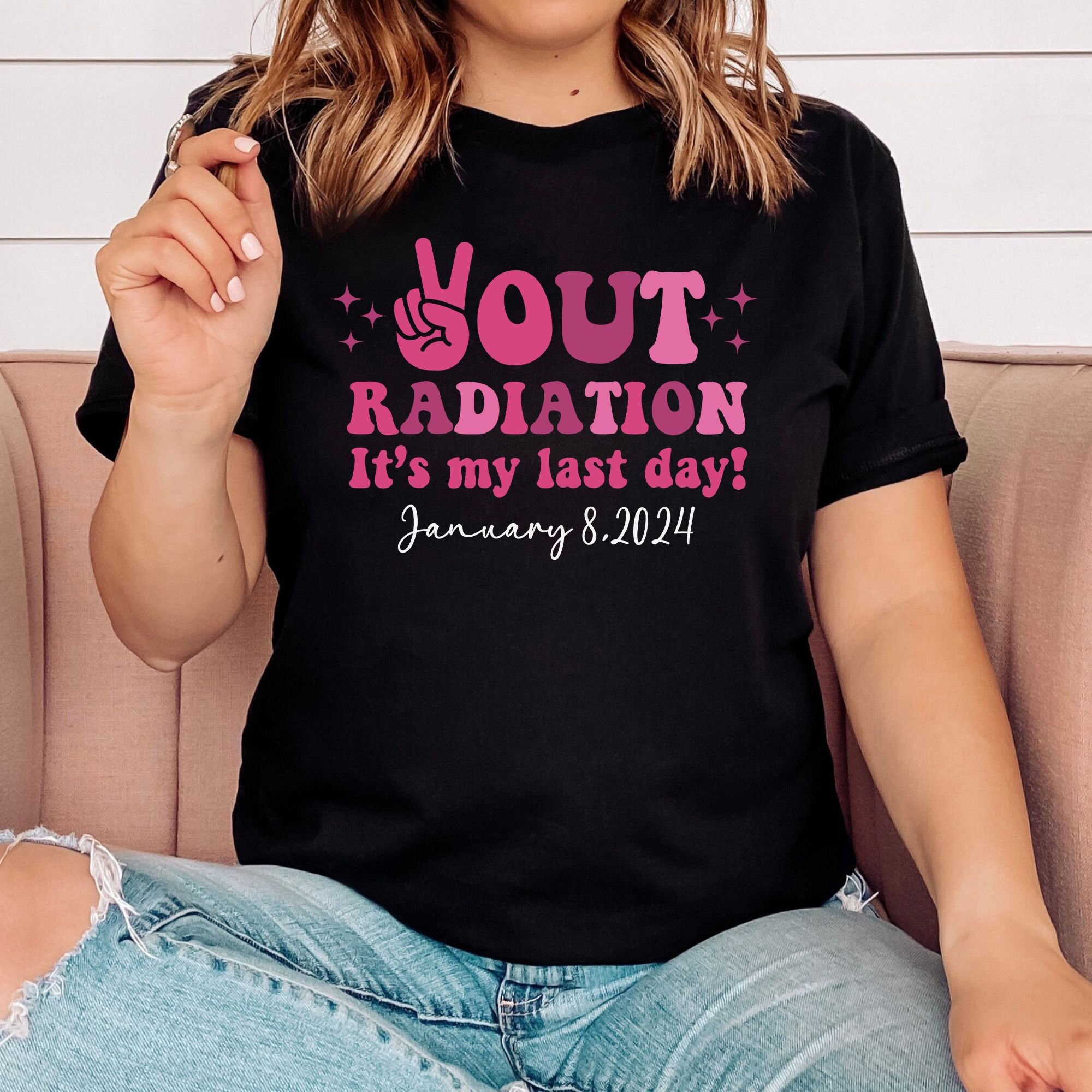 Personalized Breast Cancer Radiation Therapy Shirt, Custom Radiation ...