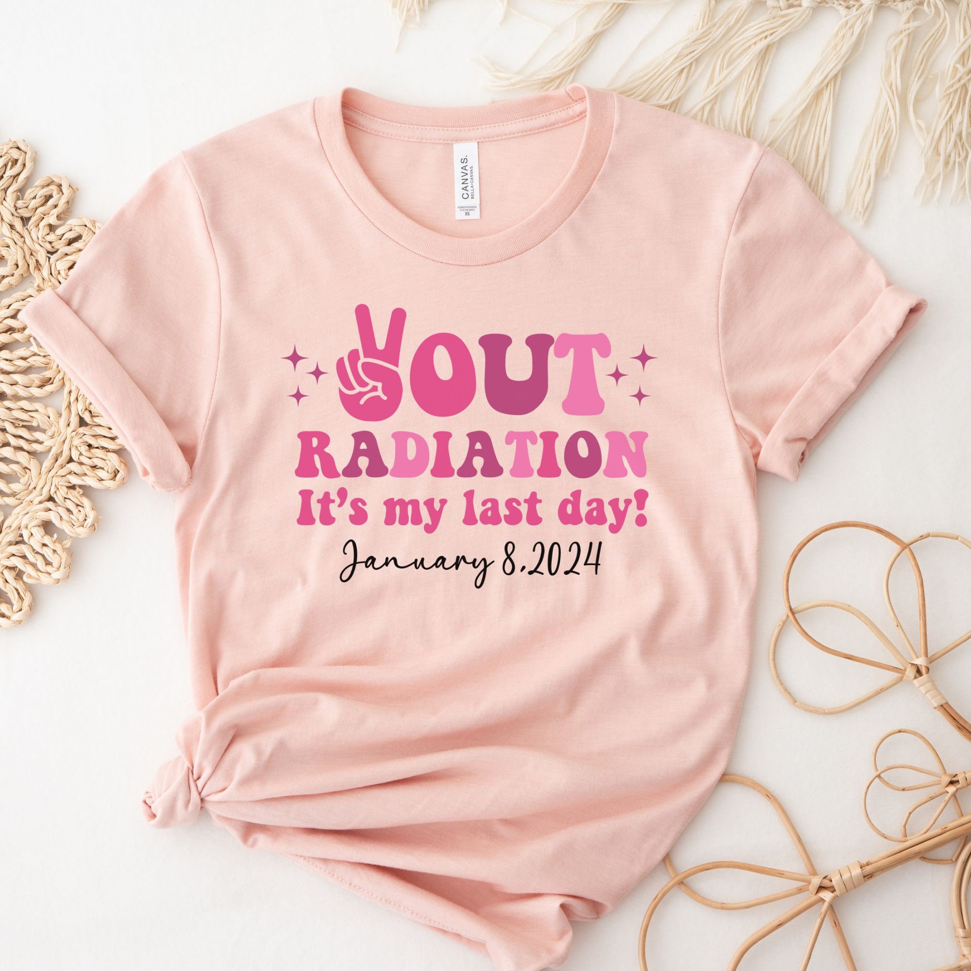 Personalized Breast Cancer Radiation Therapy Shirt, Custom Radiation ...