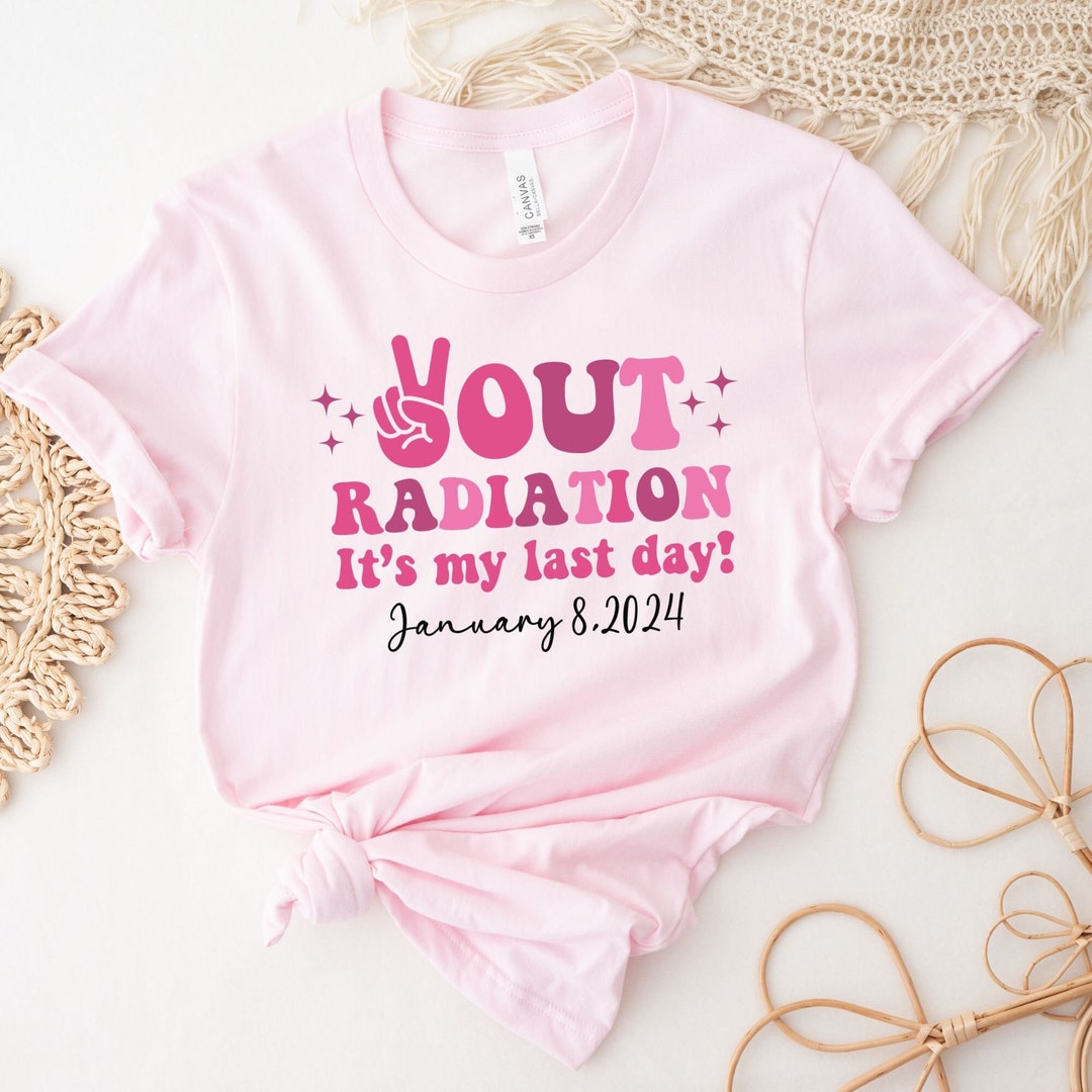 Personalized Breast Cancer Radiation Therapy Shirt, Custom Radiation ...