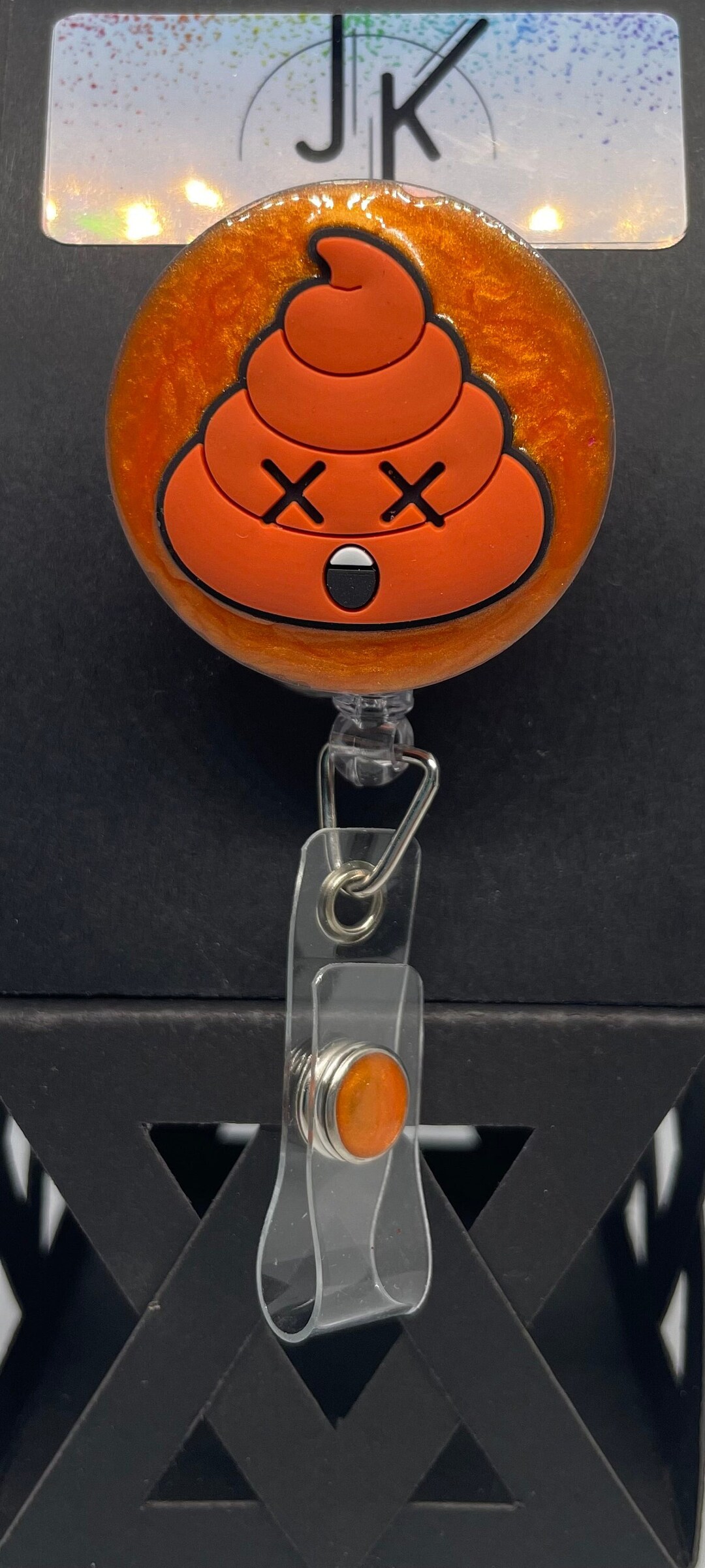 Poop Emoji Badge Reels - Etsy