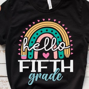 Hello Grade School Svg Bundle, Back to School Svg, First Day of School ...