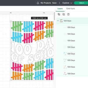 100 Days of School Svg, Happy 100 Days of School Svg, School 100th Day ...