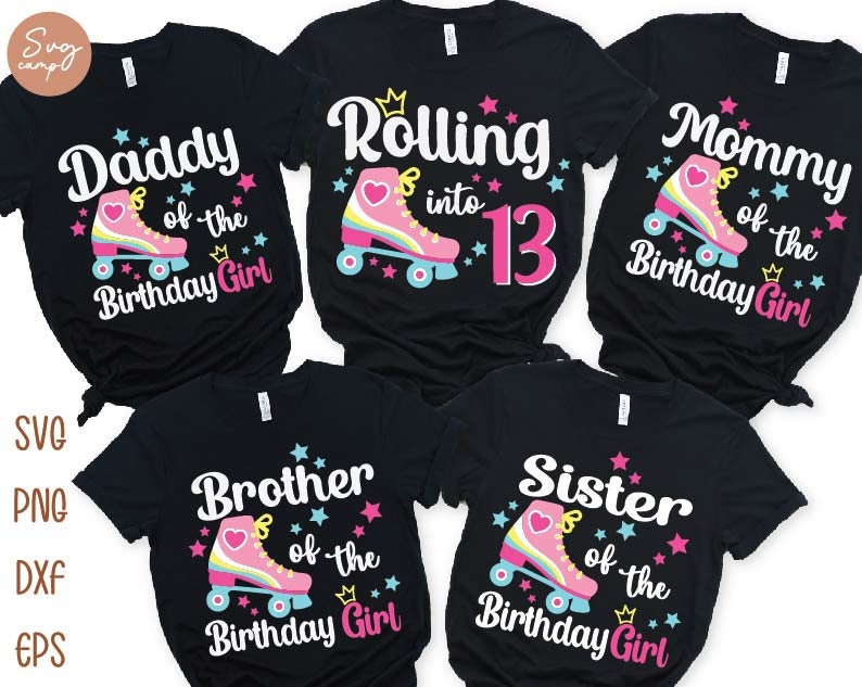 Rolling Into 13 Birthday Girl Svg Bundle 13 Birthday Girl - Etsy