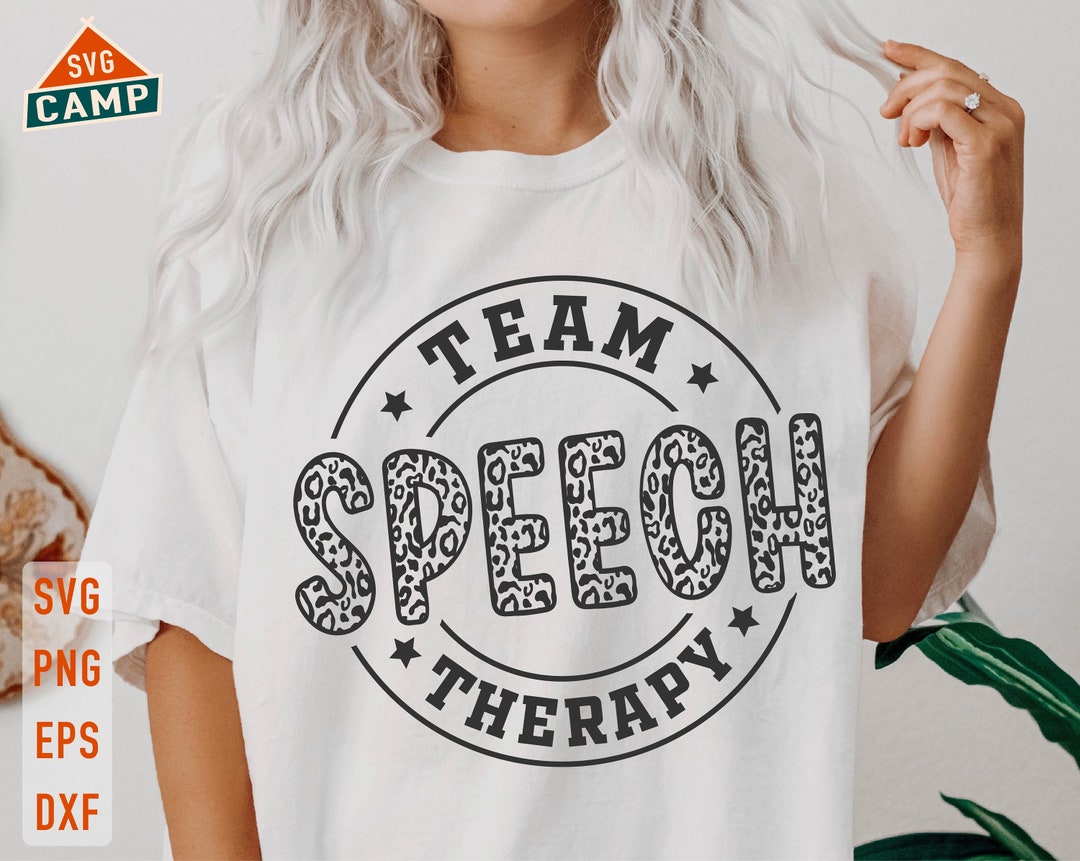 Team Speech Therapy Svg, Speech Therapist Svg, Speech Language ...