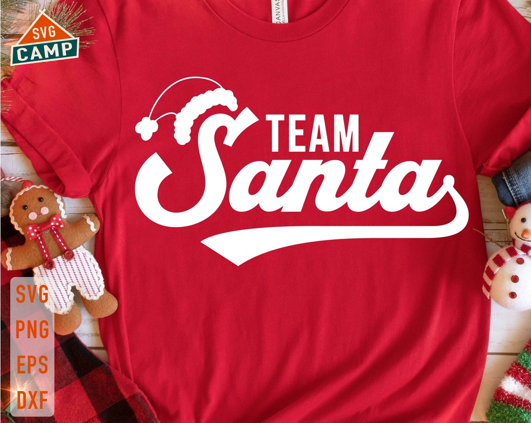 Team Santa Svg, Santa Claus Svg, Merry Christmas Svg, Christmas Squad ...