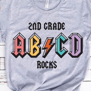 Teacher ABCD Rocks Svg Bundle, Teacher Squad Svg, First Day of School ...
