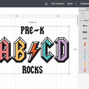 Pre-k Rocks Svg, First Day of School Svg, Pre K Svg, Back to School Svg ...