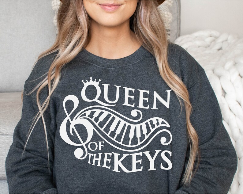 Queen of the Keys Svg Piano Svg Piano Keys Svg Music Lover - Etsy