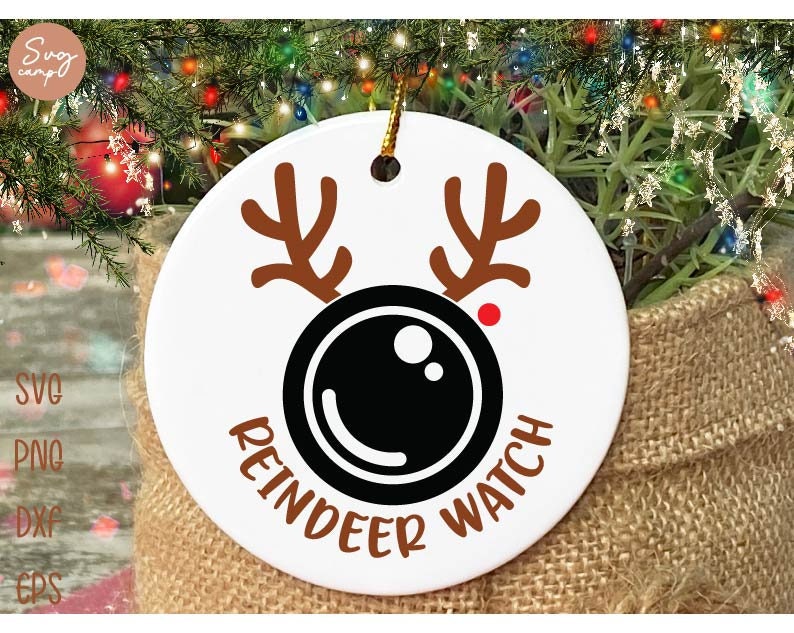 Santa Cam Svg Elf Watch Svg Reindeer Watch Svg Christmas - Etsy
