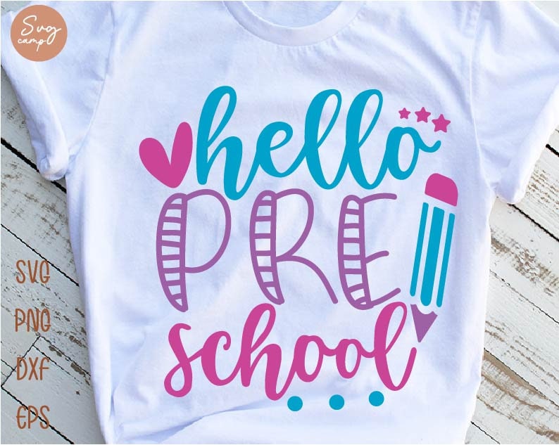 Hola Preescolar svg Preescolar svg Regreso a la Escuela Svg - Etsy México