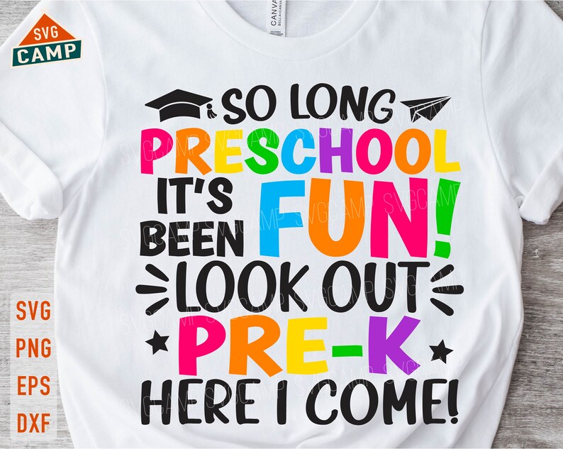 So Long Preschool Svg Preschool Graduation Svg Last Day of - Etsy