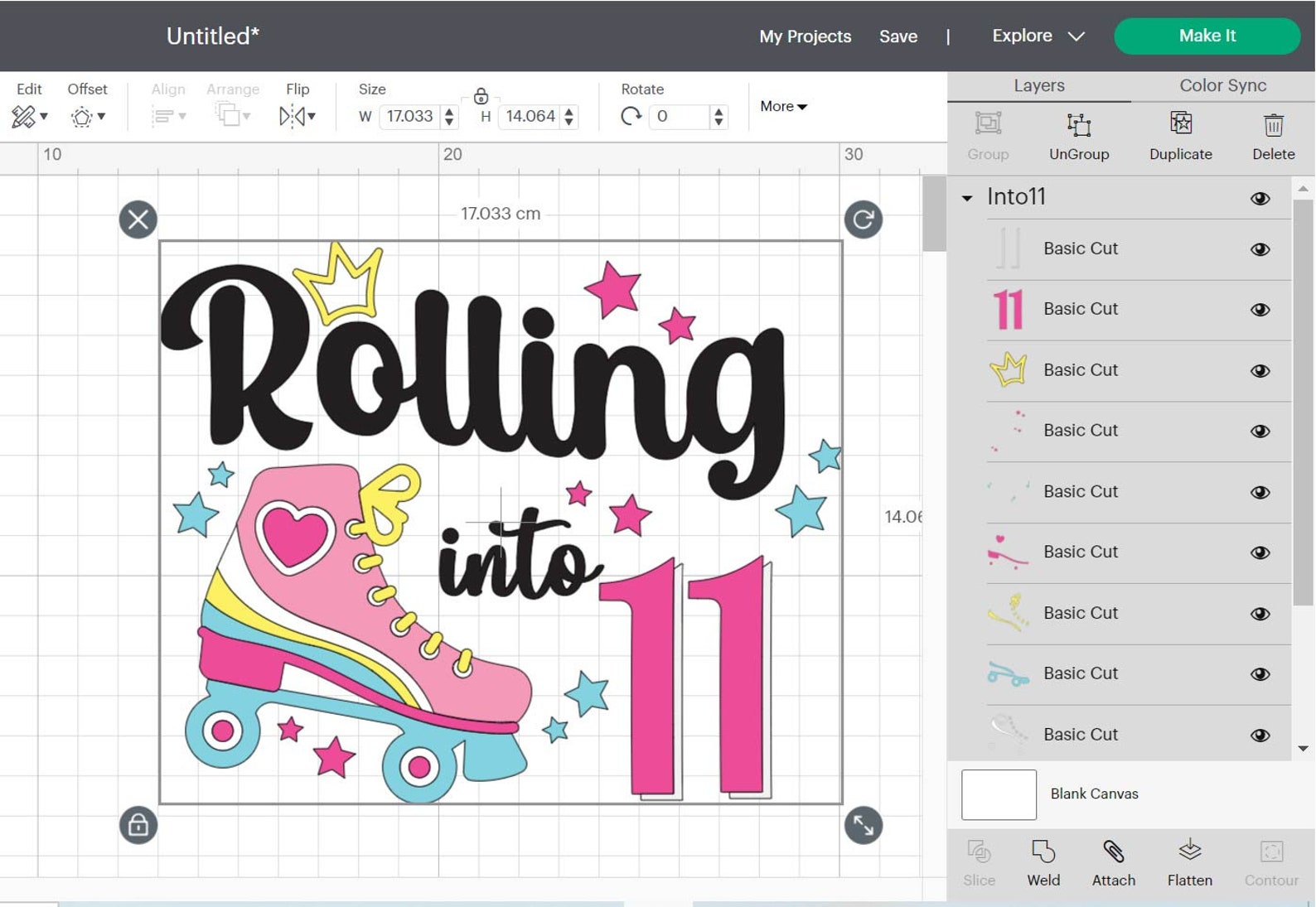 Rolling Into 11 Girl Birthday Shirt Svg 11th Birthday Girl - Etsy