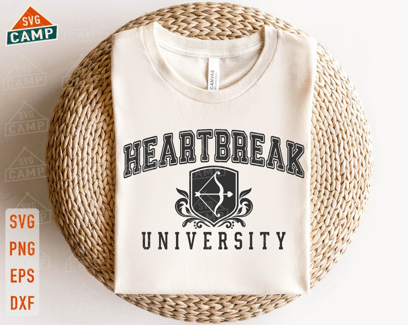 Heartbreak University Svg Heart Breaker Svg Retro Valentine - Etsy