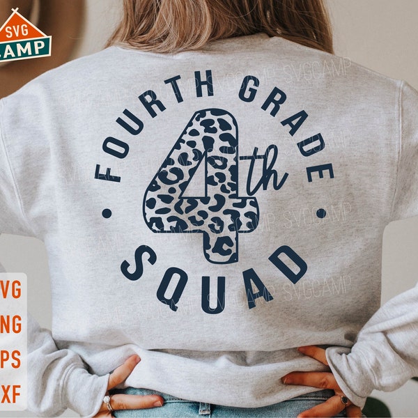 Fourth Grade Svg - Etsy