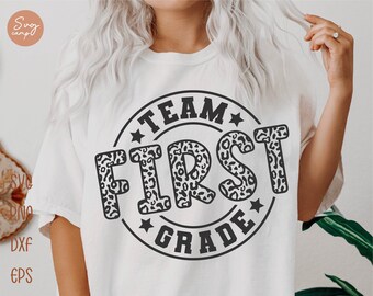First Grade Team Svg - Etsy