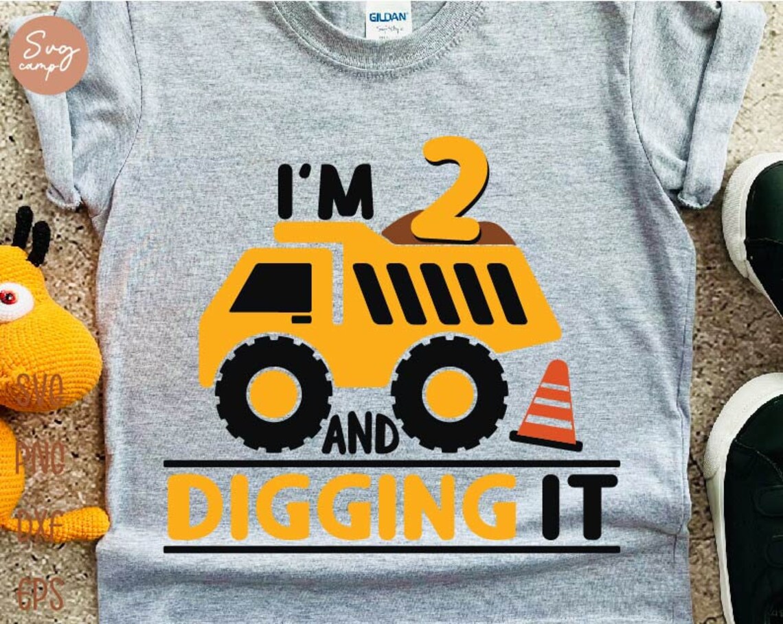 Construction Birthday Boy Svg 2nd Birthday Boy Svg - Etsy