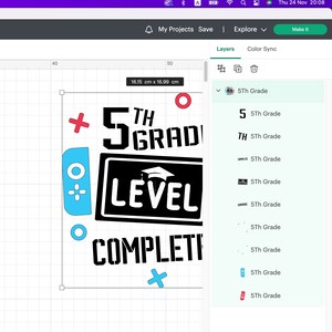 5th Grade Level Complete Svg, 5th Grade Svg, End of School Svg, Fifth ...