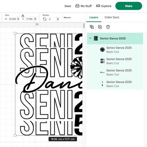 Senior 2025 Dance Svg, Dance Mom Svg, Dance Squad Svg, Dance Senior ...