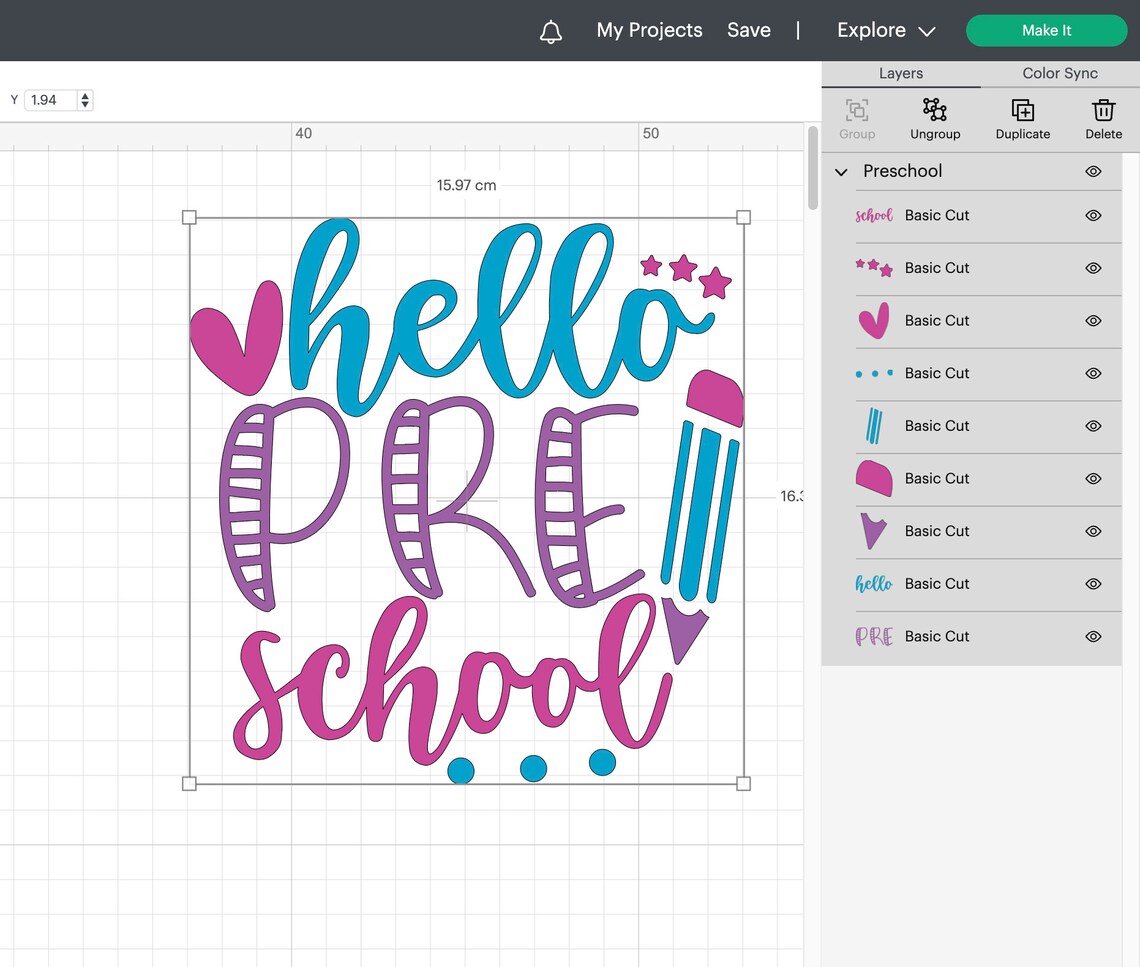 Hello Preschool Svg Preschool Svg Back to School Svg - Etsy