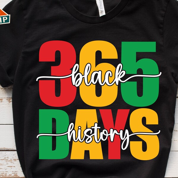 365 Black History Svg - Etsy