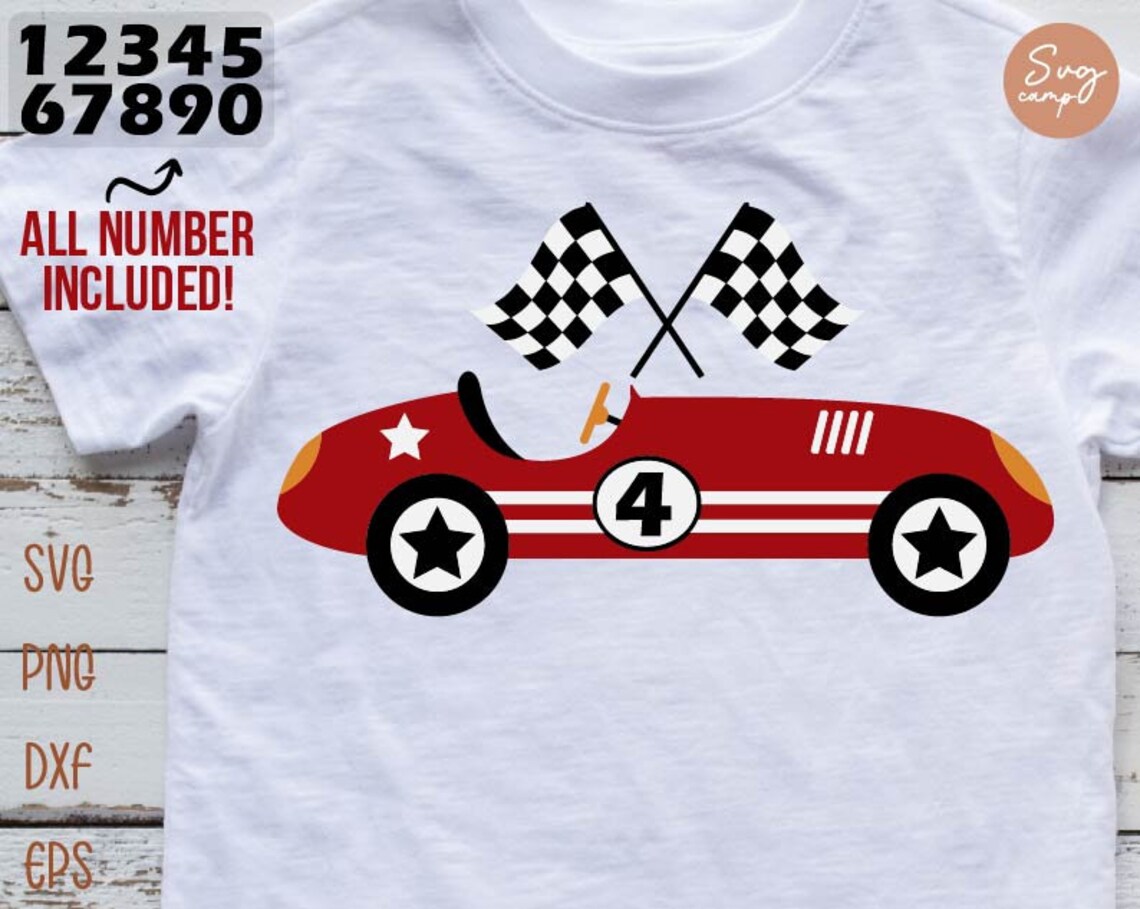Birthday Boy Racing Svg Race Car Svg Racing Car Svg Racecar - Etsy