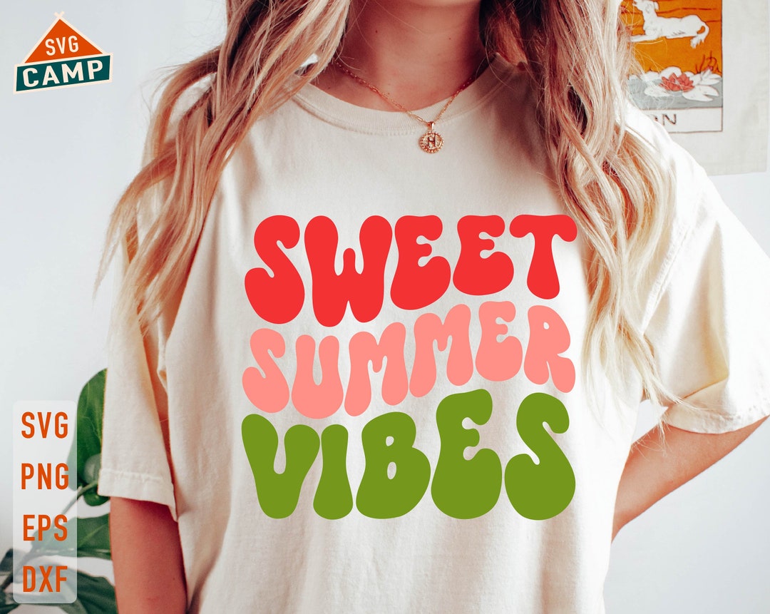 Sweet Summer Vibes Svg, Summer Svg, Summertime Svg, Vacation Svg, Hello ...