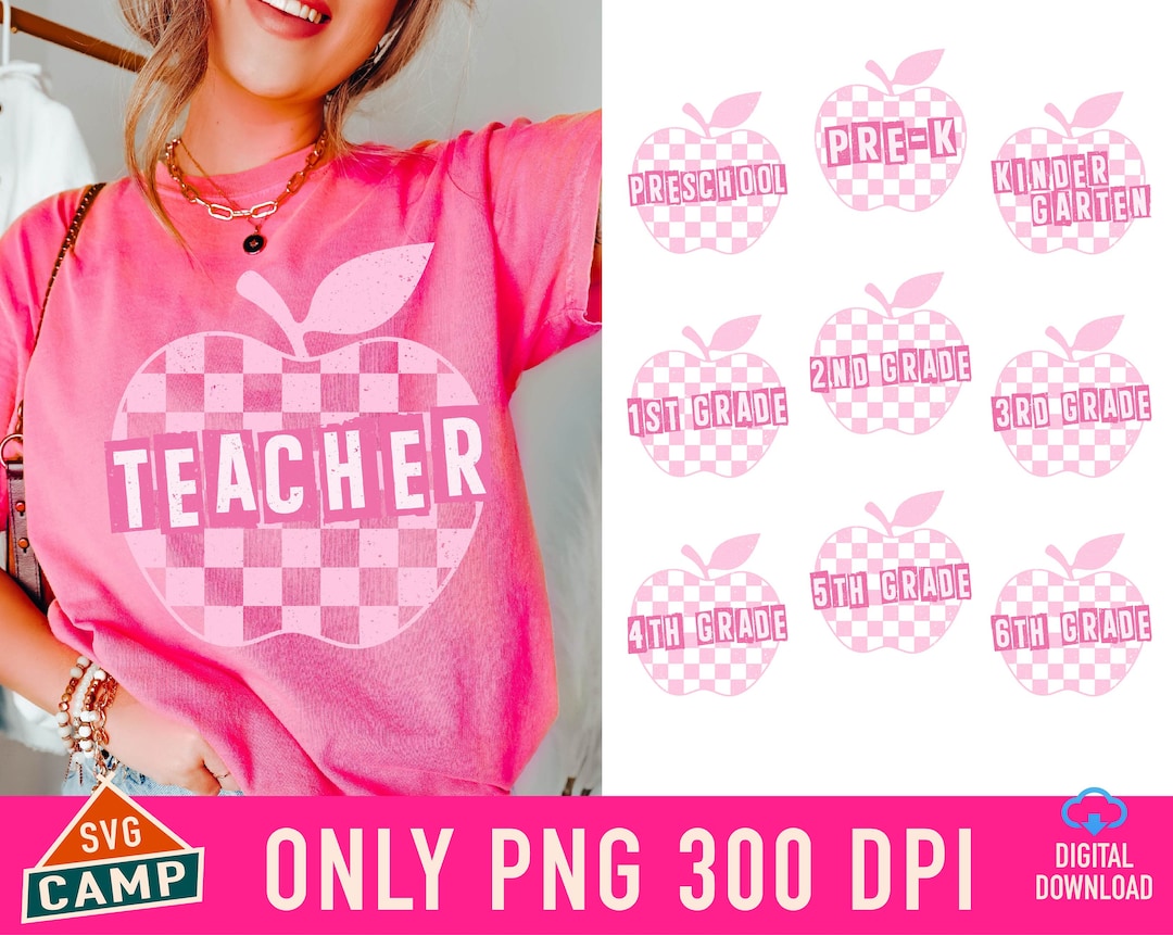 Back to School Teacher Bundle Png, Back to School Png, First Day of ...