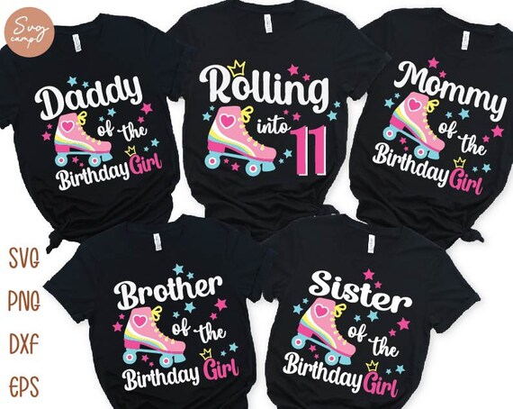 Rolling Into 11 Birthday Girl Svg Bundle 11 Birthday Girl - Etsy