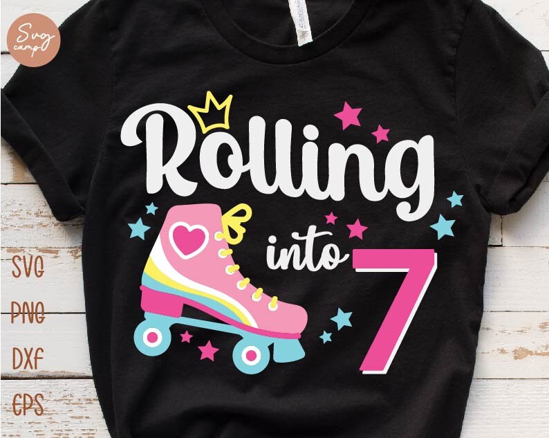 Rolling Into 7 Birthday Girl Svg Bundle 7 Birthday Girl - Etsy