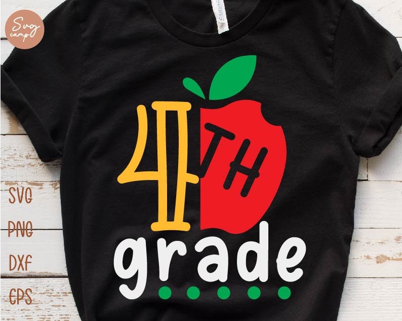 4th Grade Svg Fourth Grade Svg Back to School Svg First Day - Etsy