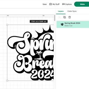 Spring Break 2024 Svg, Spring Break Svg, Beach Trip Svg, Spring Beark ...