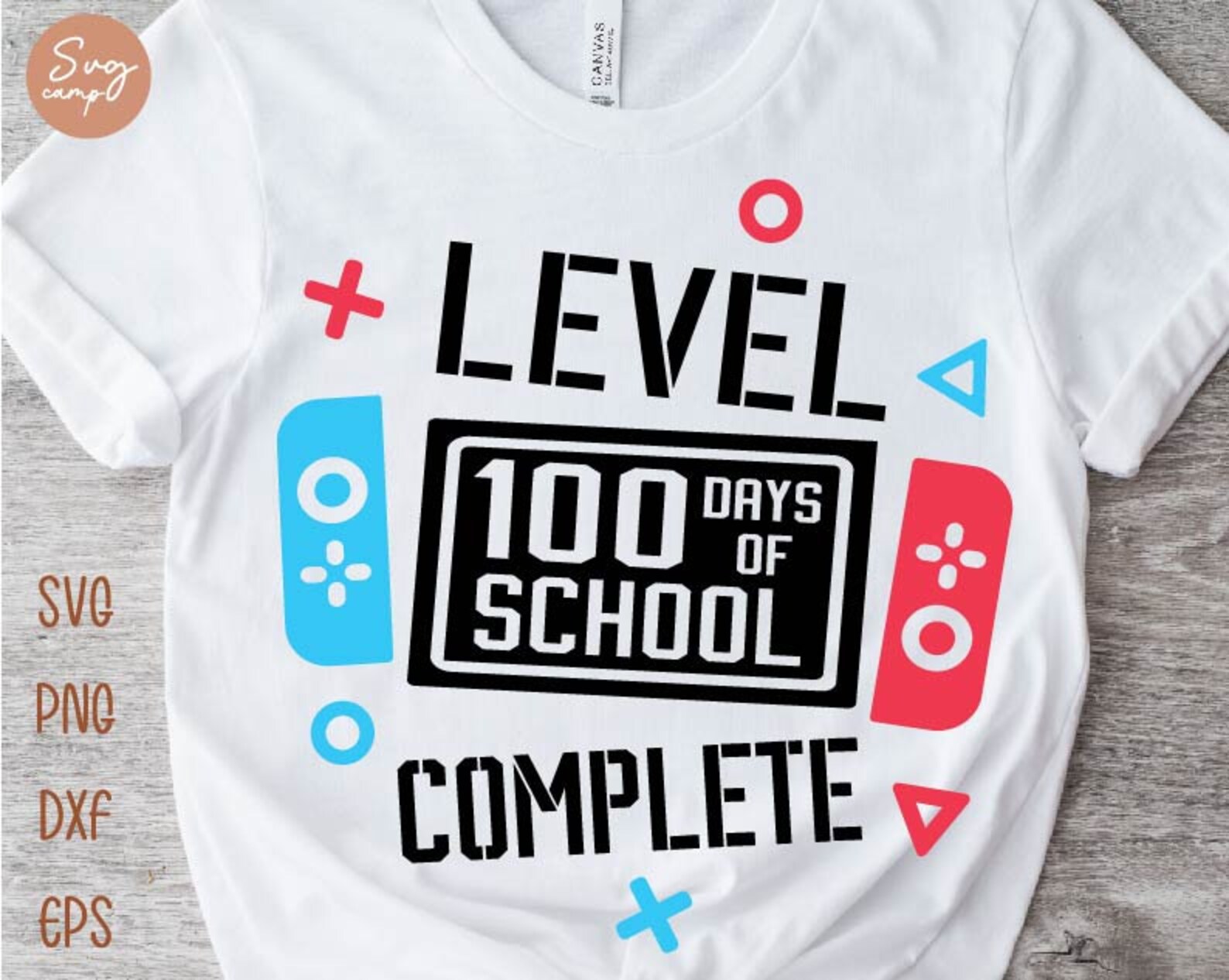 Level 100 Days of School Completed Svg Happy 100 Days of - Etsy