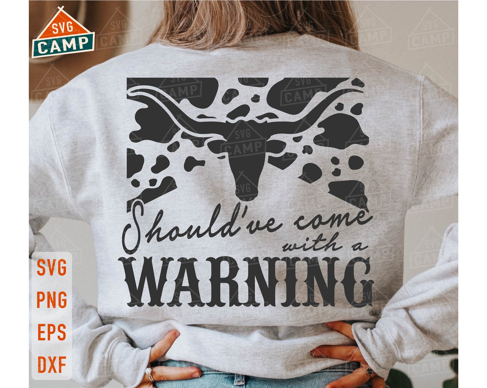 Should've Come With A Warning Svg Country Svg Western - Etsy Canada