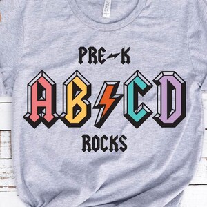 Pre-k Rocks Svg, First Day of School Svg, Pre K Svg, Back to School Svg ...