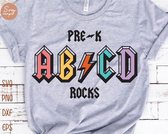Pre-k Rocks Svg First Day of School Svg Pre K Svg Back to - Etsy