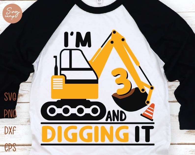 Construction Birthday Boy Svg 3rd Birthday Boy Svg - Etsy