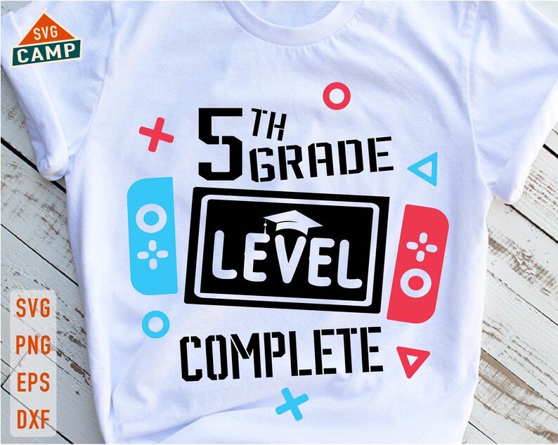 5th Grade Level Complete Svg 5th Grade Svg End of School - Etsy