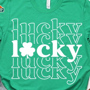 Lucky Shamrock Svg, Lucky Svg, Shamrock Svg, St Patricks Day Svg, Lucky ...