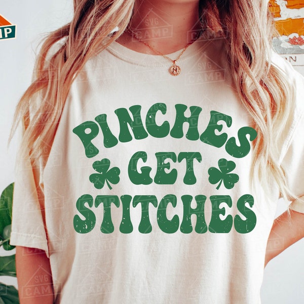 St Pattys Day Pinches Get Stitches Svg - Etsy