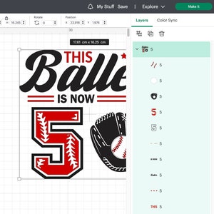 This Baller is Now 5 Svg, Baseball Birthday Svg, 5th Birthday Boy Svg ...