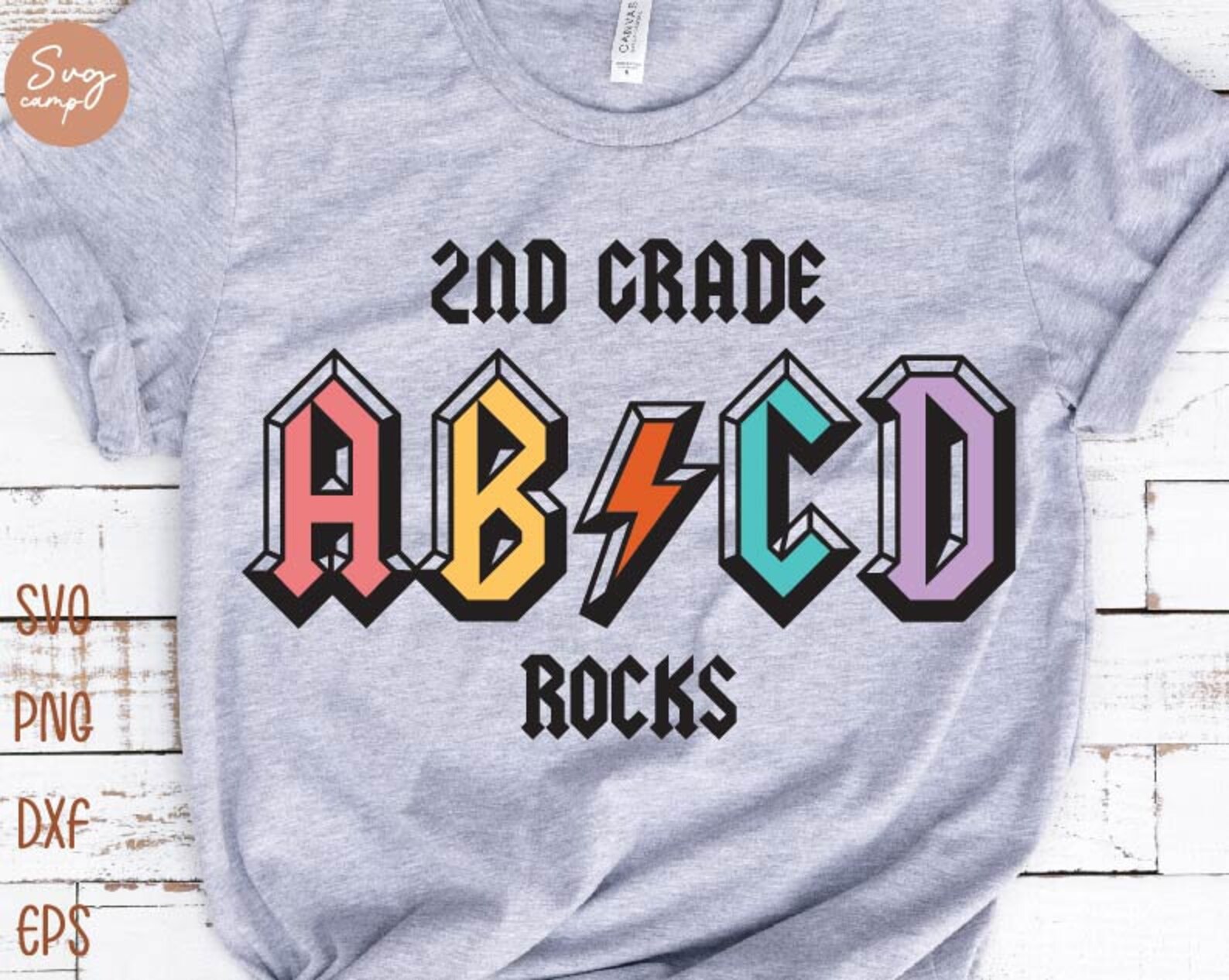 2nd Grade Rocks Svg First Day of School Svg Second Grade - Etsy