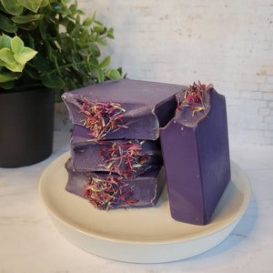 Orchid Cold Process Body Soap Bar (vegan) (4.5 Oz) Handmade - Etsy