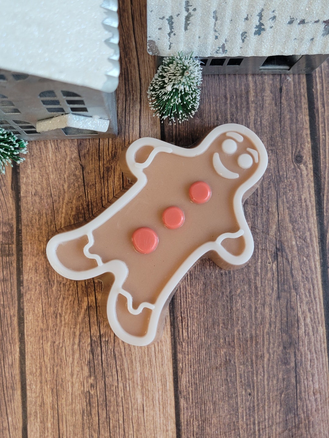 Gingerbread Man Hand Soap (3 Oz) Christmas Holiday Themed, Gingerbread ...